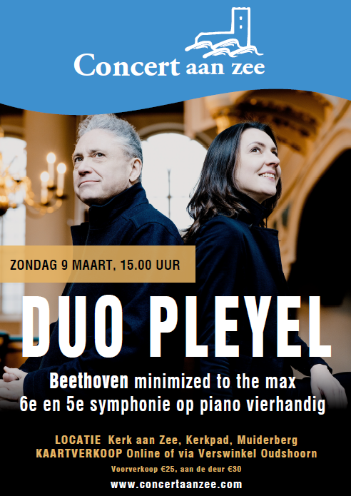 Duo Pleyel: Beethoven, minimized to the max | Zondag 9 maart 2025 | 15. ...